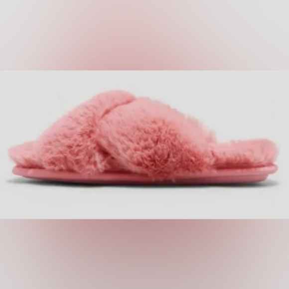 stars above | Shoes | Stars Above Womens Fuzzy Blush Pink Criss Cross ...